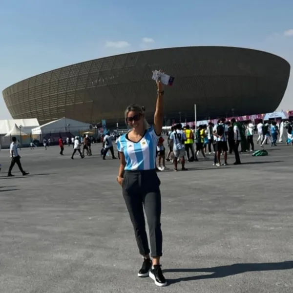 Rocío Oliva desde Qatar: "Me gustaría ver a Messi levantar la Copa como ...