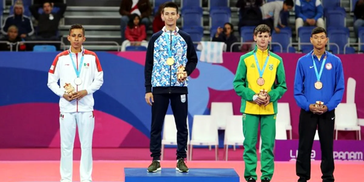 Lima 2019: el argentino Lucas Guzmán ganó medalla de oro en taekwondo ...