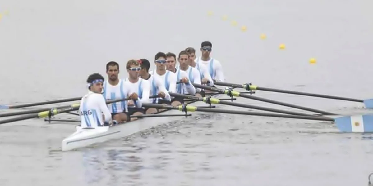 Argentina logró una histórica medalla de oro en ocho remos con timonel ...