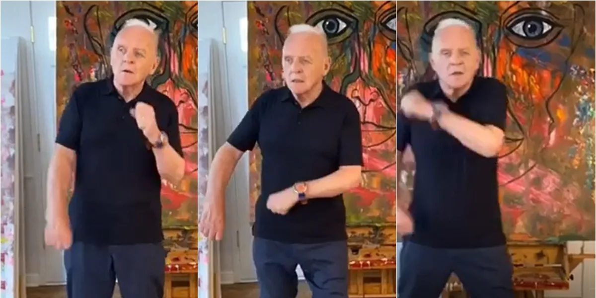 Video: Anthony Hopkins debutó en TikTok bailando una coreografía de hip ...