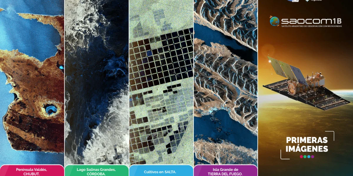Primeras imágenes del SAOCOM 1B muestran la Argentina desde el Espacio ...