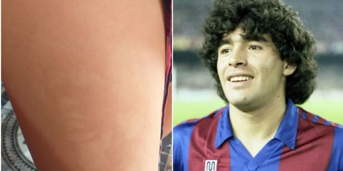 Más vivo que nunca: Un joven vio la imagen de Diego Maradona ¿en una ...