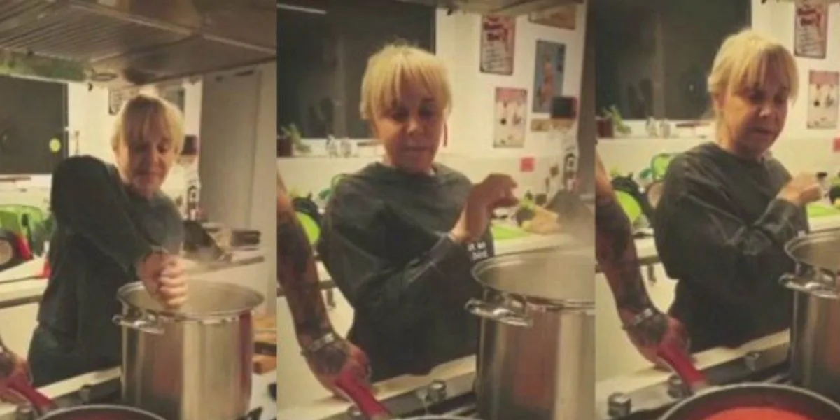 El video de Claudia Villafañe cocinando con Gianinna y Daniel Osvaldo ...