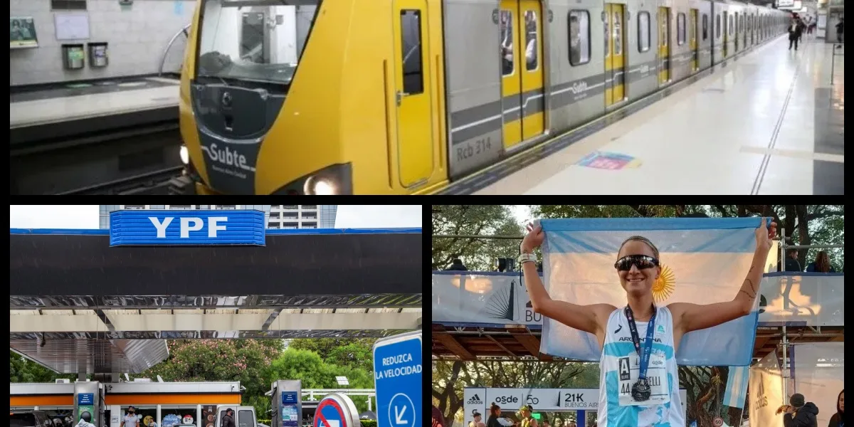 La línea D de subte modifica su horario; YPF confirmó un aumento de 7,5 ...