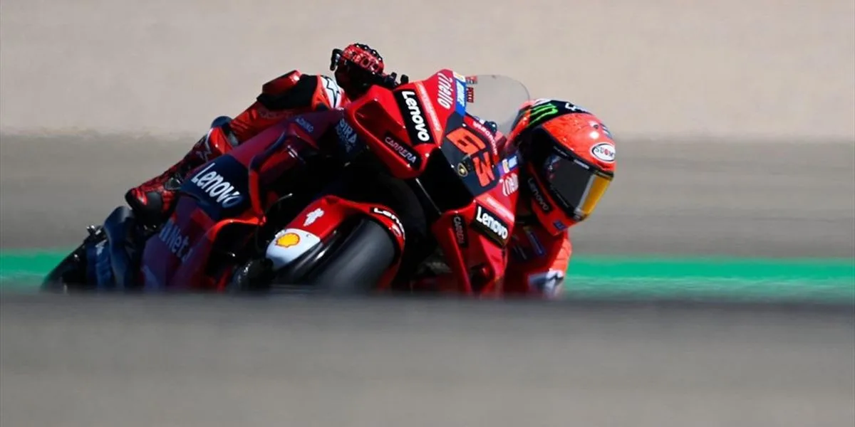 Moto GP: Francesco Bagnaia se quedó con la pole en Aragón | Filo News