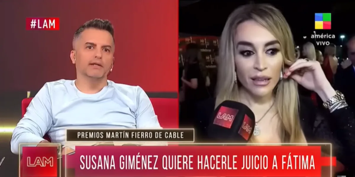 La reacción de Fátima Florez al enterarse que Susana Giménez le haría ...