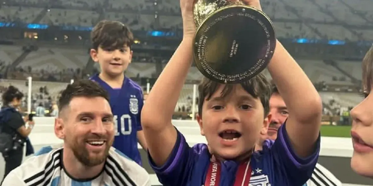 Mateo Messi revolucionó las redes sociales por un video en el que se lo ...