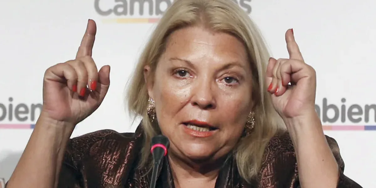 Carrió rompe con el Frente de Frentes tras una grave acusación: "Hay ...