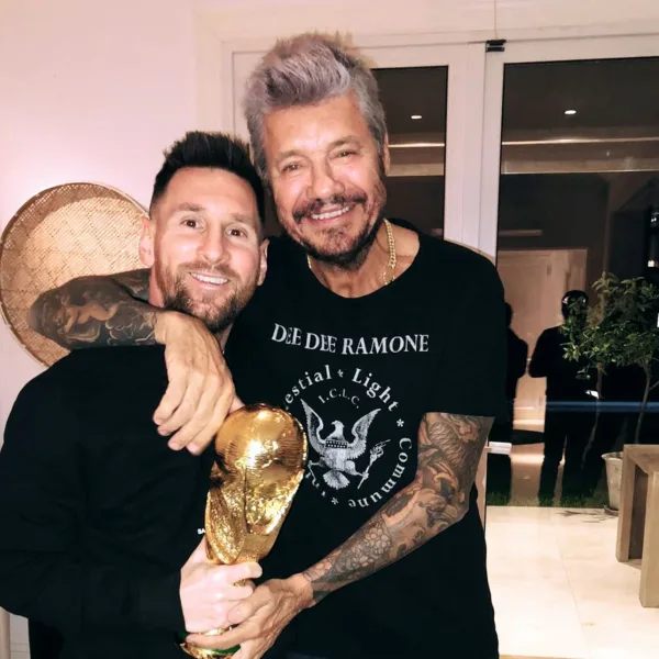 Lionel Messi visitó a Marcelo Tinelli y compartieron una noche en ...