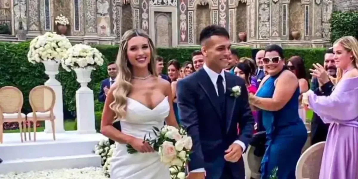 La boda de Lautaro Martínez y Agustina Gandolfo en Italia | Filo News