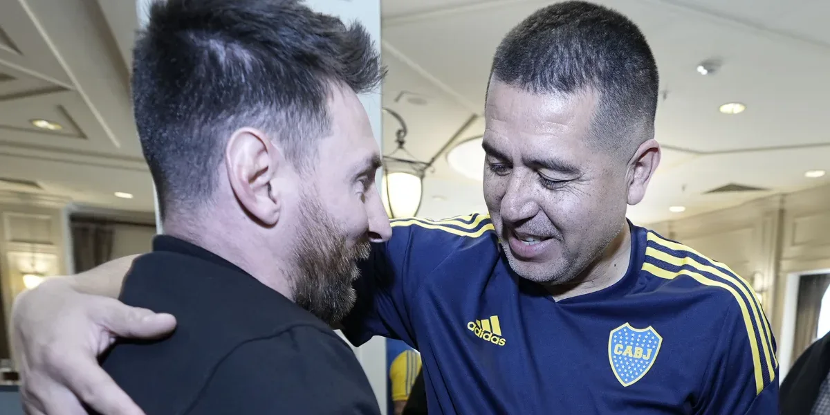 El conmovedor encuentro entre Lionel Messi y Juan Román Riquelme | Filo ...