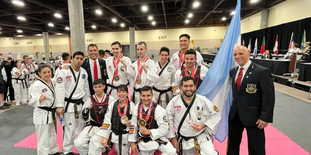 El seleccionado argentino de songahm se consagró campeón del mundo en Taekwondo | Filo News