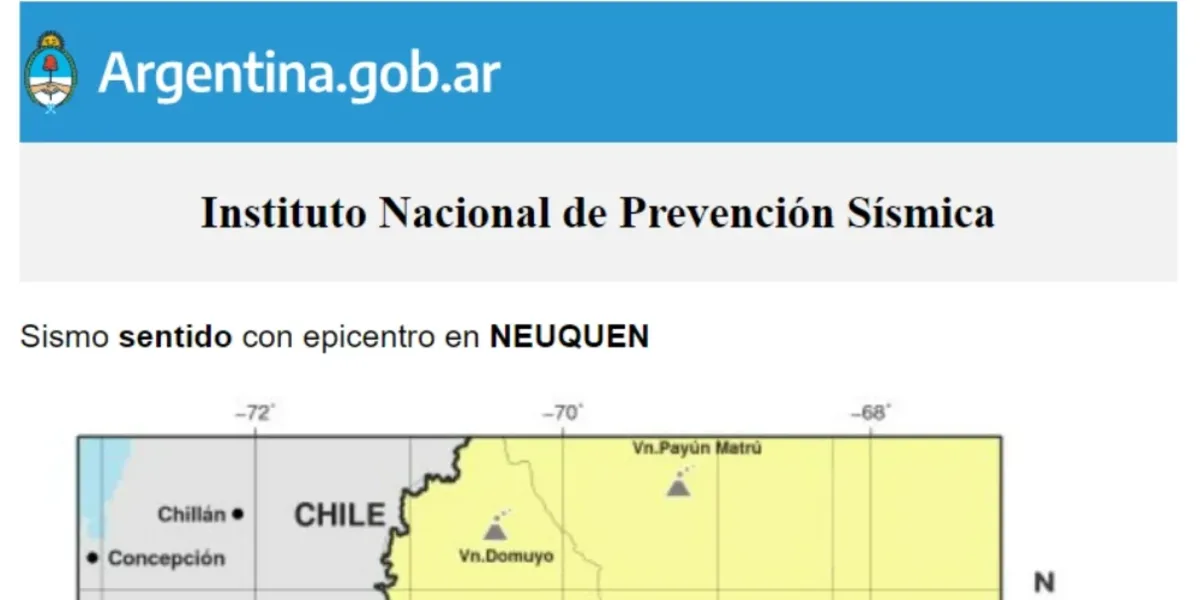 Un Sismo De 65 Grados En La Escala De Richter Sacudió Neuquén Filo News