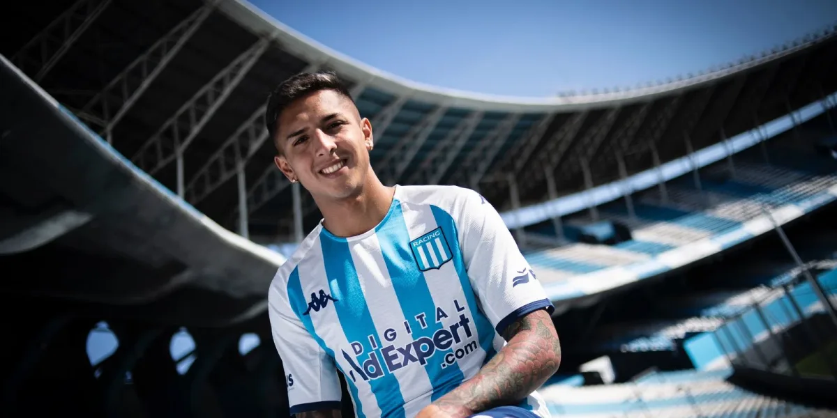 Almendra fue presentado en Racing: "Ahora estoy en casa" | Filo News