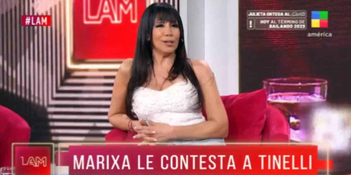 El descargo de Marixa Balli luego de que Marcelo Tinelli negara una ...