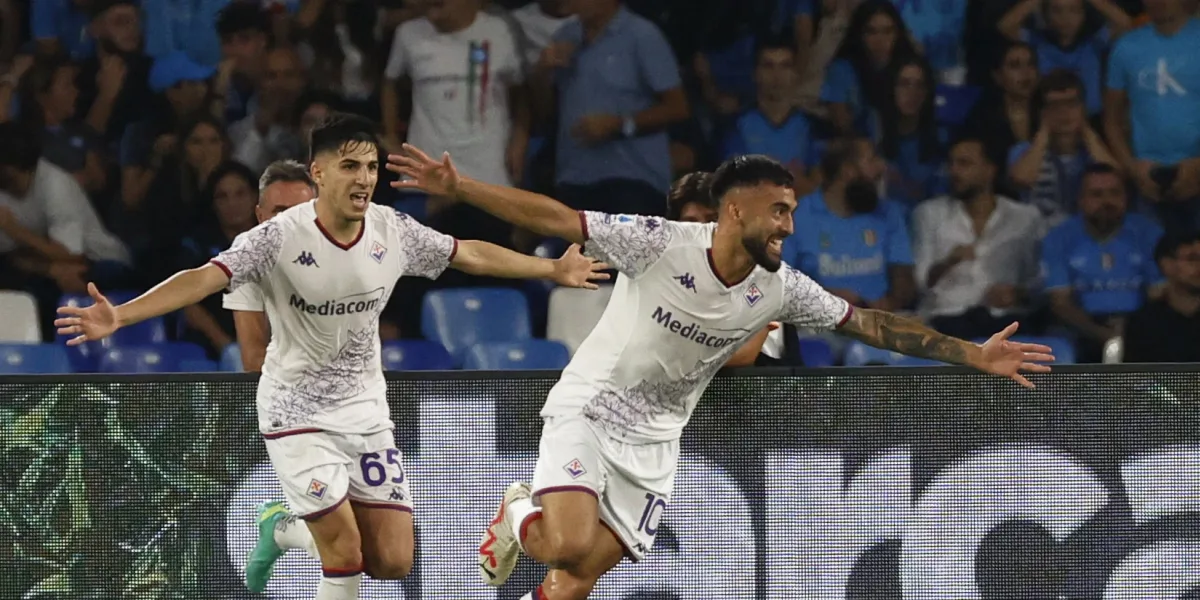 Nicolás González marcó un gol para cerrar el triunfo de la Fiorentina ...