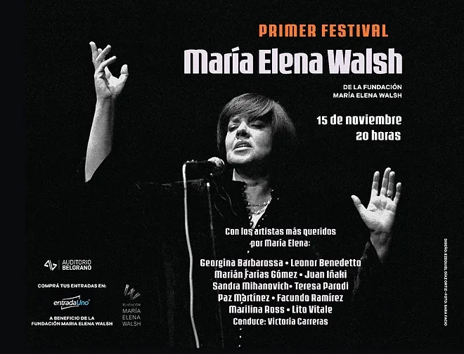 Llegá la primera edición del Festival María Elena Walsh | Filo News