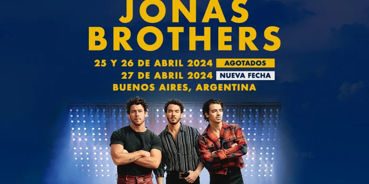 Los Jonas Brothers agotaron dos fechas y van por la tercera | Filo News
