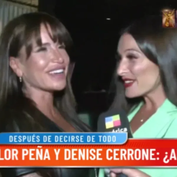 Florencia Peña y Denise Cerrone se encontraron tras un fuerte ...