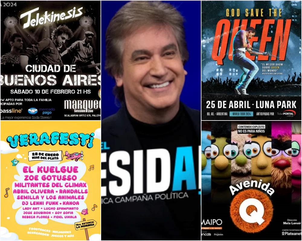 Agenda Filo: Todos los espectáculos que no te podés perder | Filo News