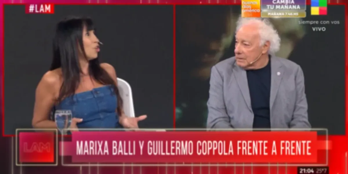 El enfrentamiento entre Marixa Balli y Guillermo Coppola: "¡Me estás ...