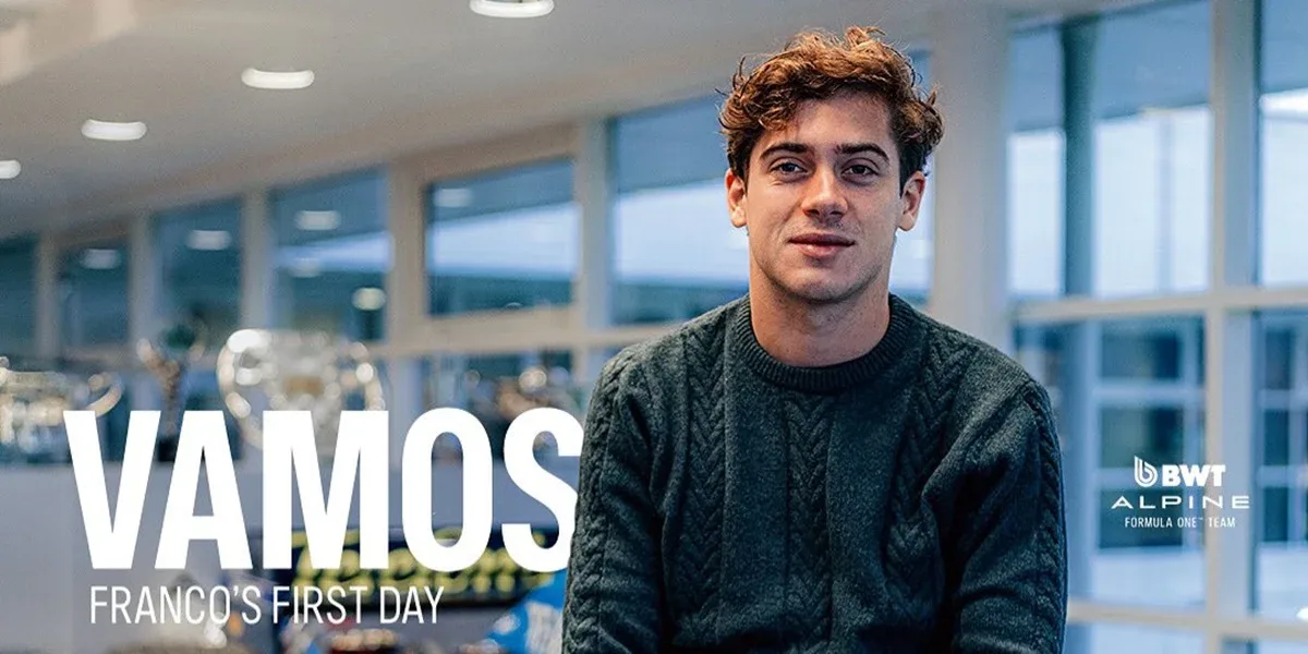 Franco Colapinto tuvo su primer día en Alpine y el jefe del equipo explicó por qué lo ...
