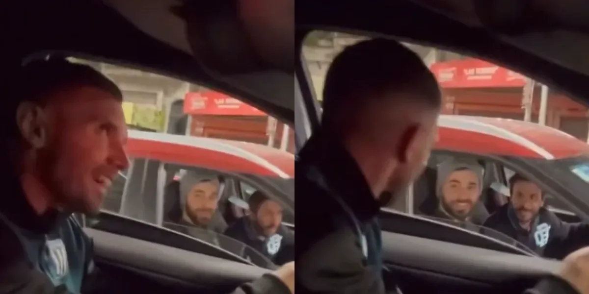 Adrián “Maravilla” Martínez sorprendió a dos hinchas de Racing después ...